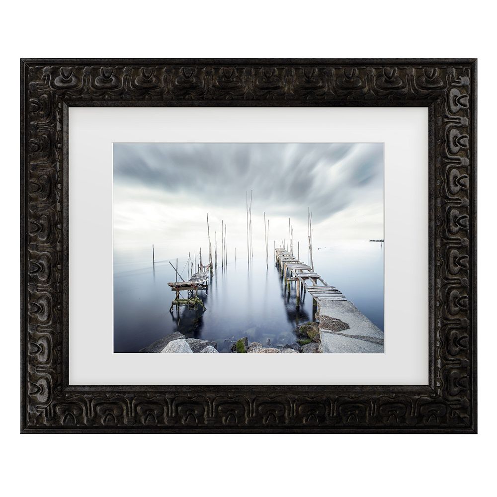 Trademark Fine Art Crossing Of The Future Matted Framed Wall Art