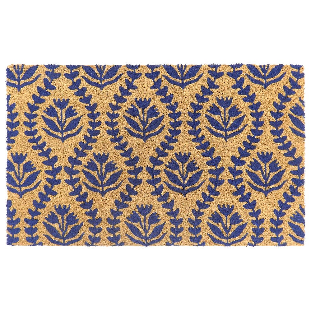 Sonoma Goods For Life® Floral Trellis Printed Coir Doormat