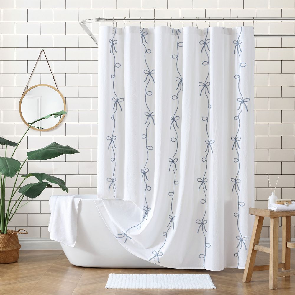 Peri Sasha Bows Shower Curtain