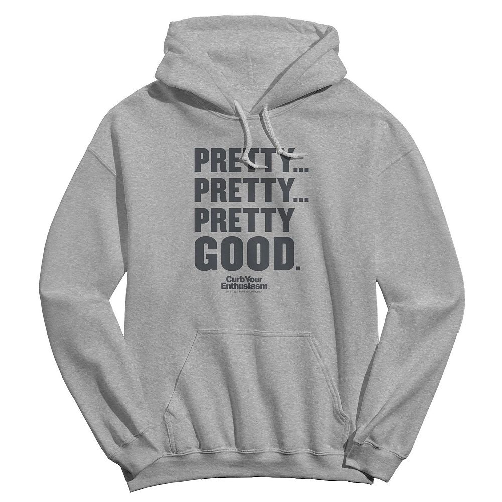 Men's Pretty Pretty Pretty Good Gray Curb Your Enthusiasm Graphic ...