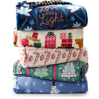 The Big One Holiday Oversized Supersoft Plush Throw Blanket