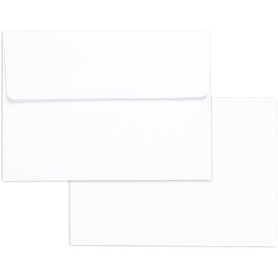 100-pack Bright White A7 Envelopes For Greeting Cards Announcements ...
