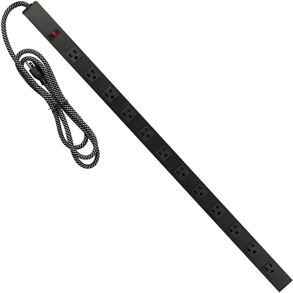 Power, Mountable Surge Protector with Outlets and USB Ports Long ...