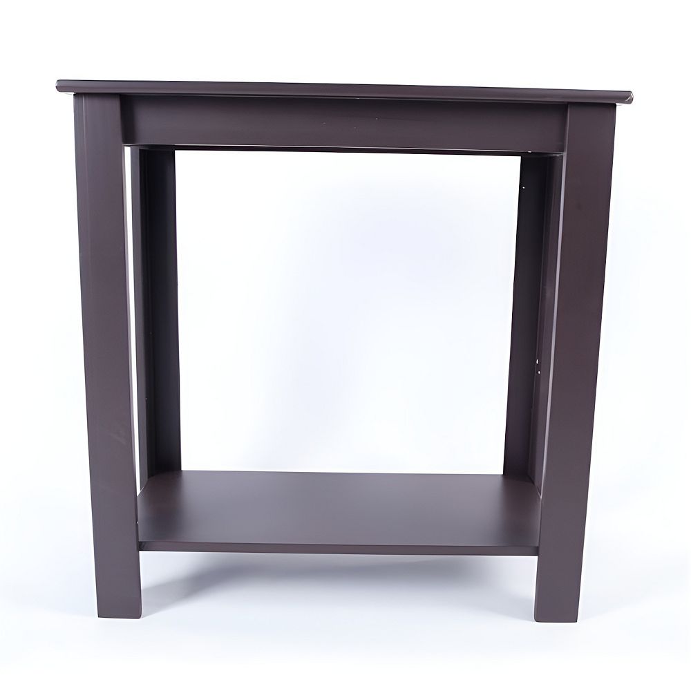 Simple Two-layer Bedside Cabinet Coffee Table - Brown