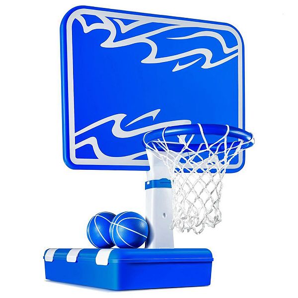 Poolside Basketball Hoop Adjustable Heights Adult & Kids With 2 Balls ...