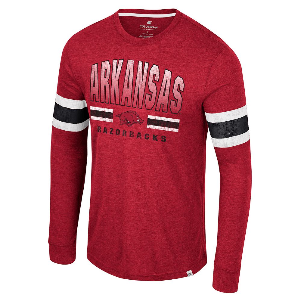 Men's Arkansas Razorbacks "You Must Live" Long Sleeve Tee