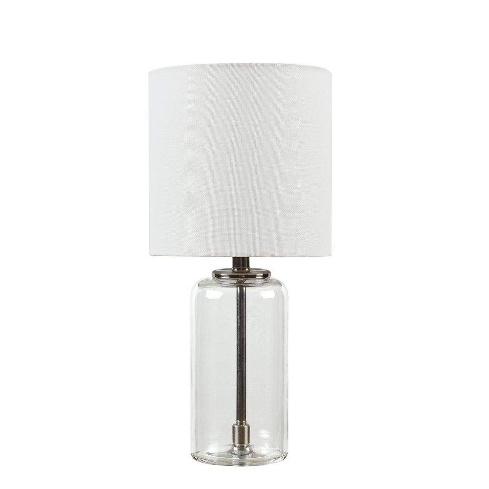 Minimalist Clear Glass Table Lamp