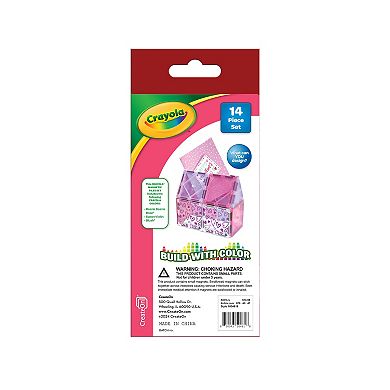 Crayola Valentines 14-Piece Magnetic Tiles
