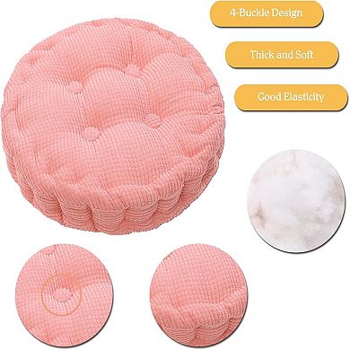 Round Seat Cushions, 16 Inch Epe Foam Filled Indoor Chair Pad Cushions