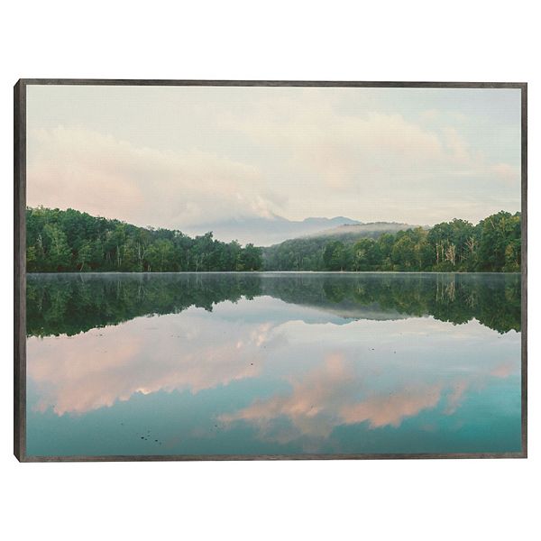 Masterpiece Turquoise Lake Summer Framed Wall Art