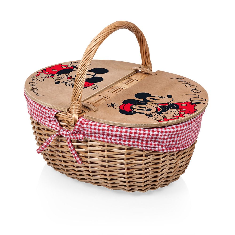 Disney's Mickey & Minnie Mouse Country Picnic Basket by Picnic Time