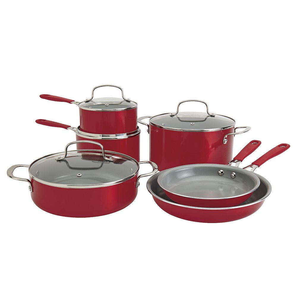 The Big One® 10-pc. Silicone Ceramic Cookware Set