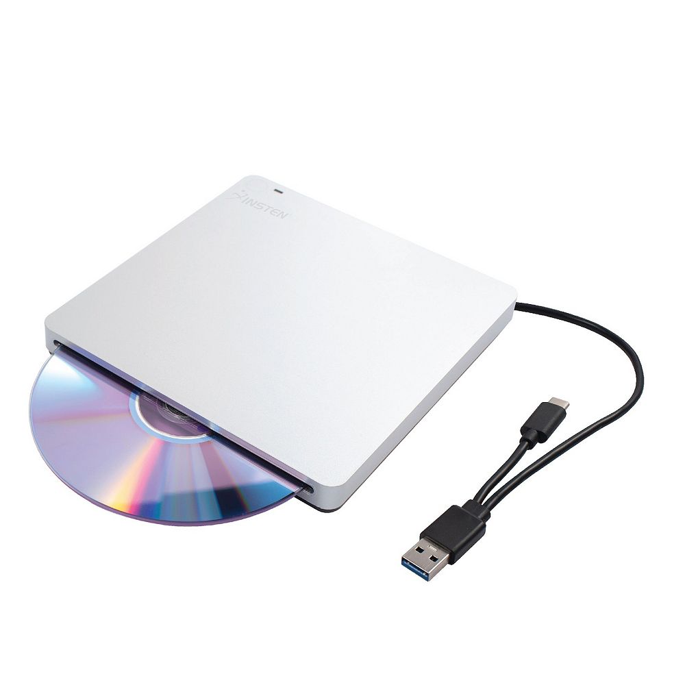 Portable External Dvd Player Burner Usb 3.0 With Usb C Cable Cd Dvd ...