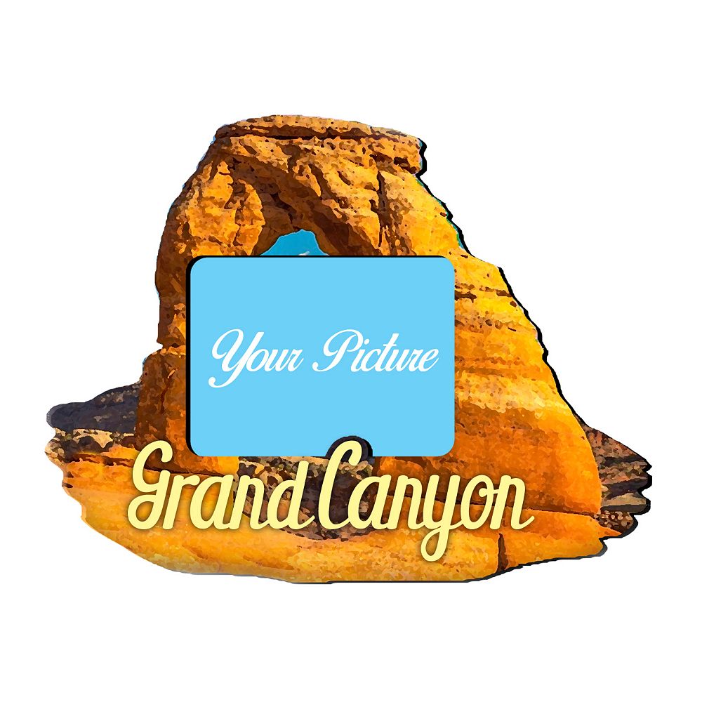 Canyon Picture Frame Ornaments Ornament For Photo Wildlife Holiday Decor