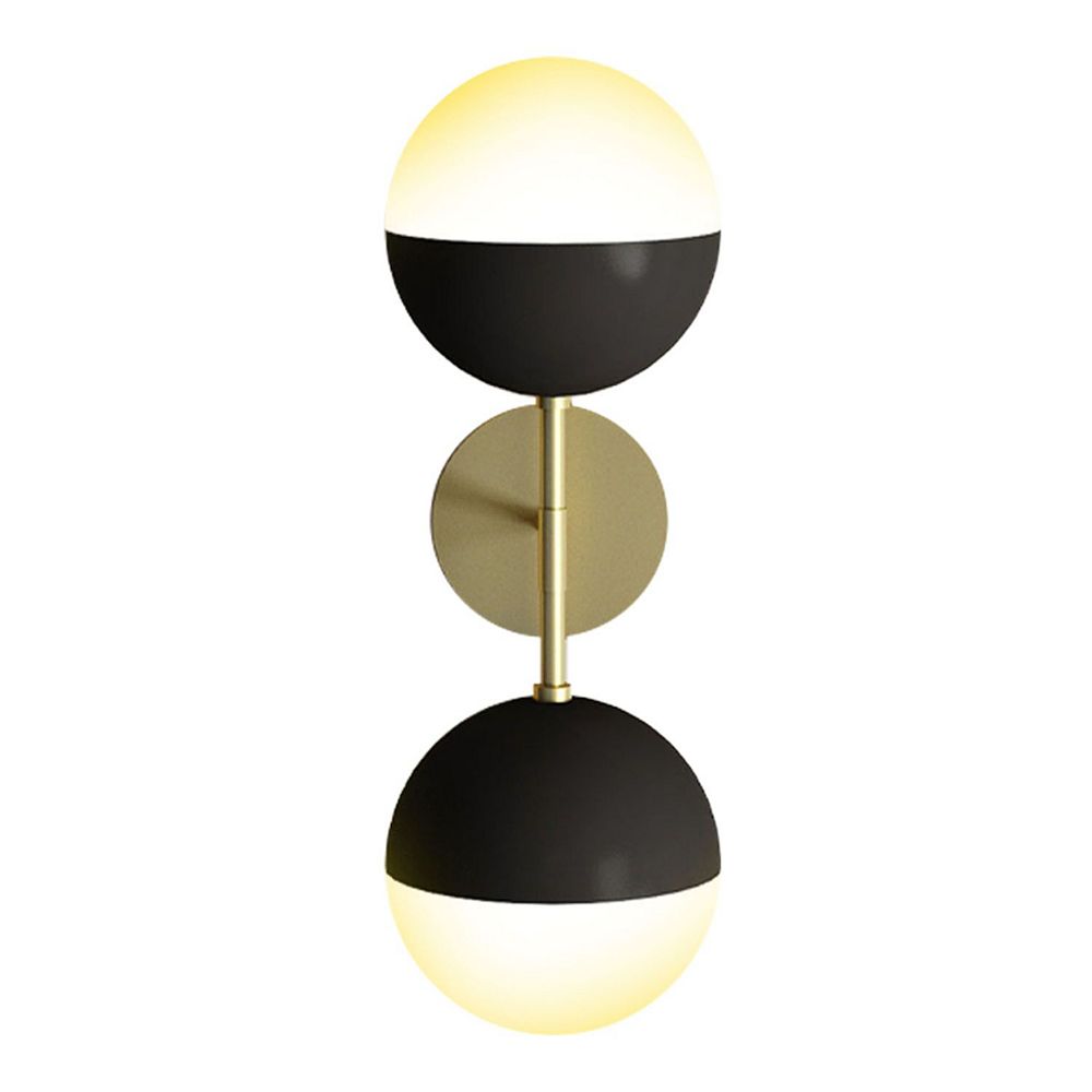 Ozarke Dual Glow Wall Sconce Modern Lighting Fixtures 2 Globe Wall Sconce