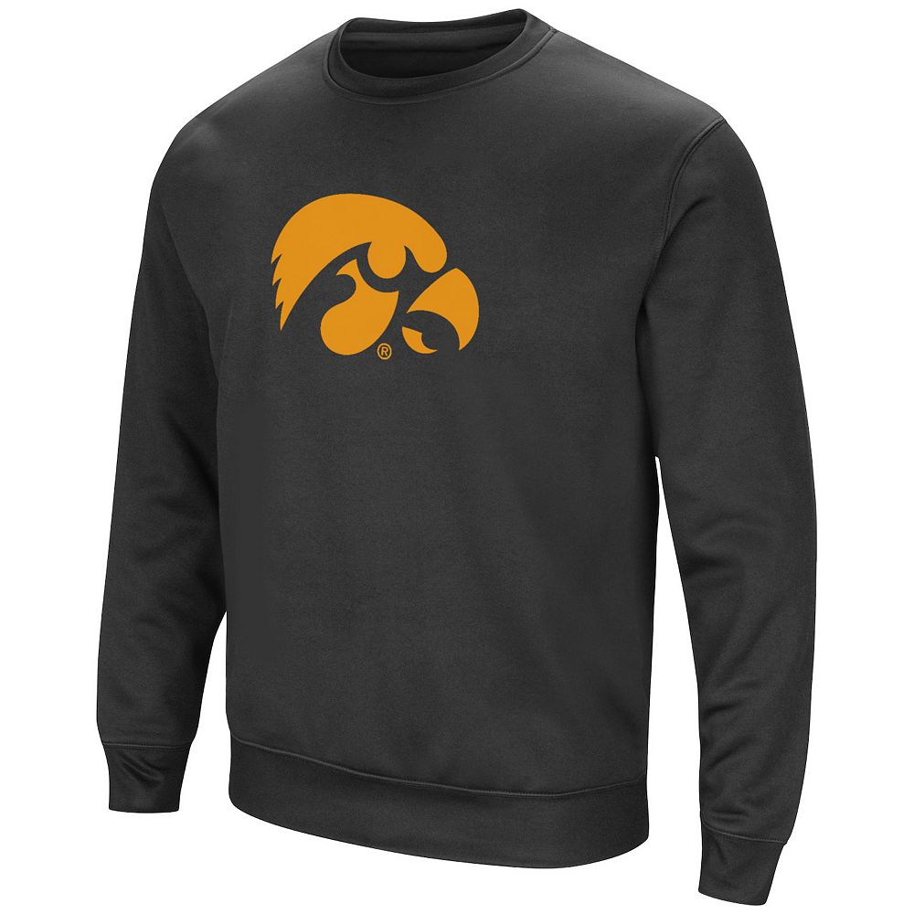 Men's Iowa Hawkeyes Graphic Print Fleece Sweatshirt