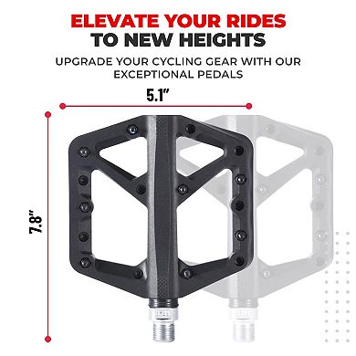 Pro Bike Tool Power Grip Mountain Bike Pedals