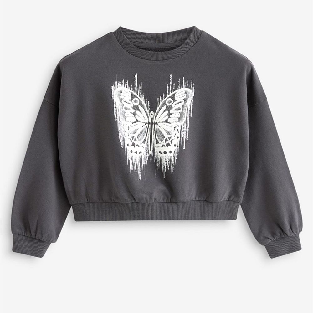 Girls 4-12 NEXT Butterfly Graphic Sweatshirt