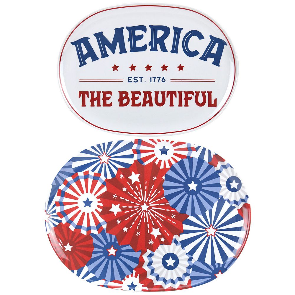 Celebrate Together™ Americana 2-Piece America the Beautiful Platter Set