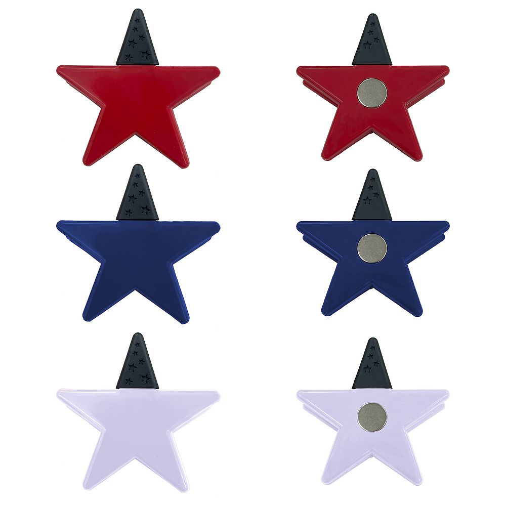 Celebrate Together™ Americana 6-Pack Star Chip Clips