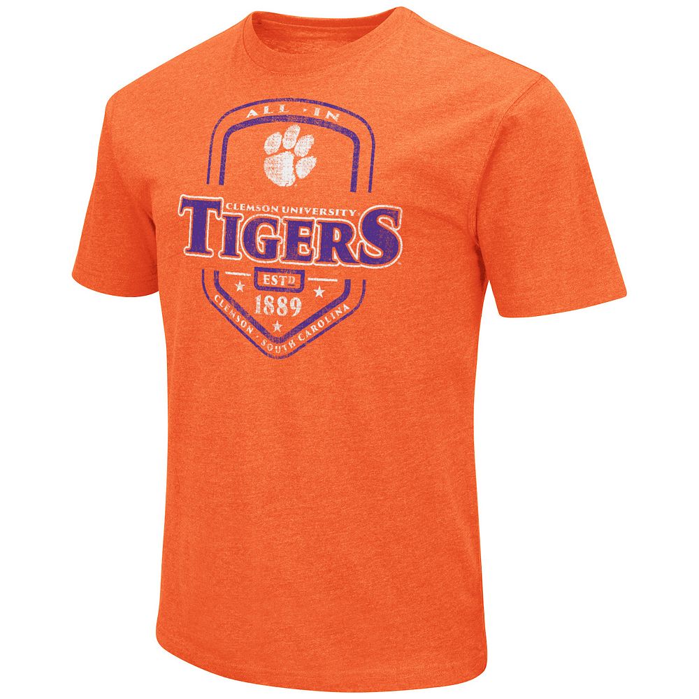 Men's Clemson University Tigers Graphic Table Crewneck Tee
