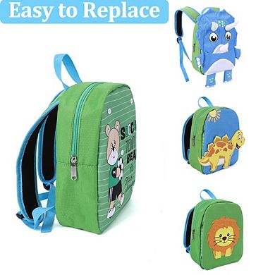 Kids Backpack With Multiple Shape Faces Toddler’s Toy And Gift Dinosaur ...