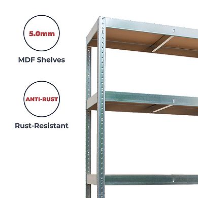 G-rack Garage Storage Shelving Unit 180 x 120 x 40 cm