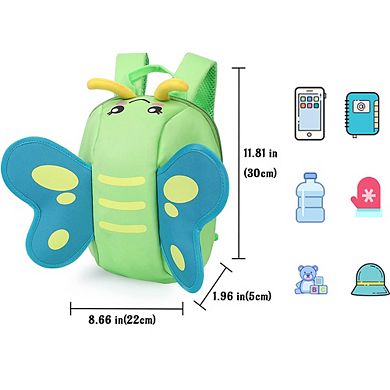 Kids Backpack Lightweight School With Tulle Wings And Anti-lost Safety ...