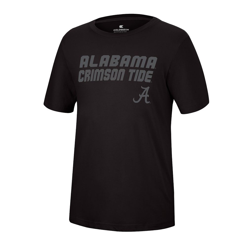 Men's Alabama Crimson Tide Blackout Short Sleeve Tee