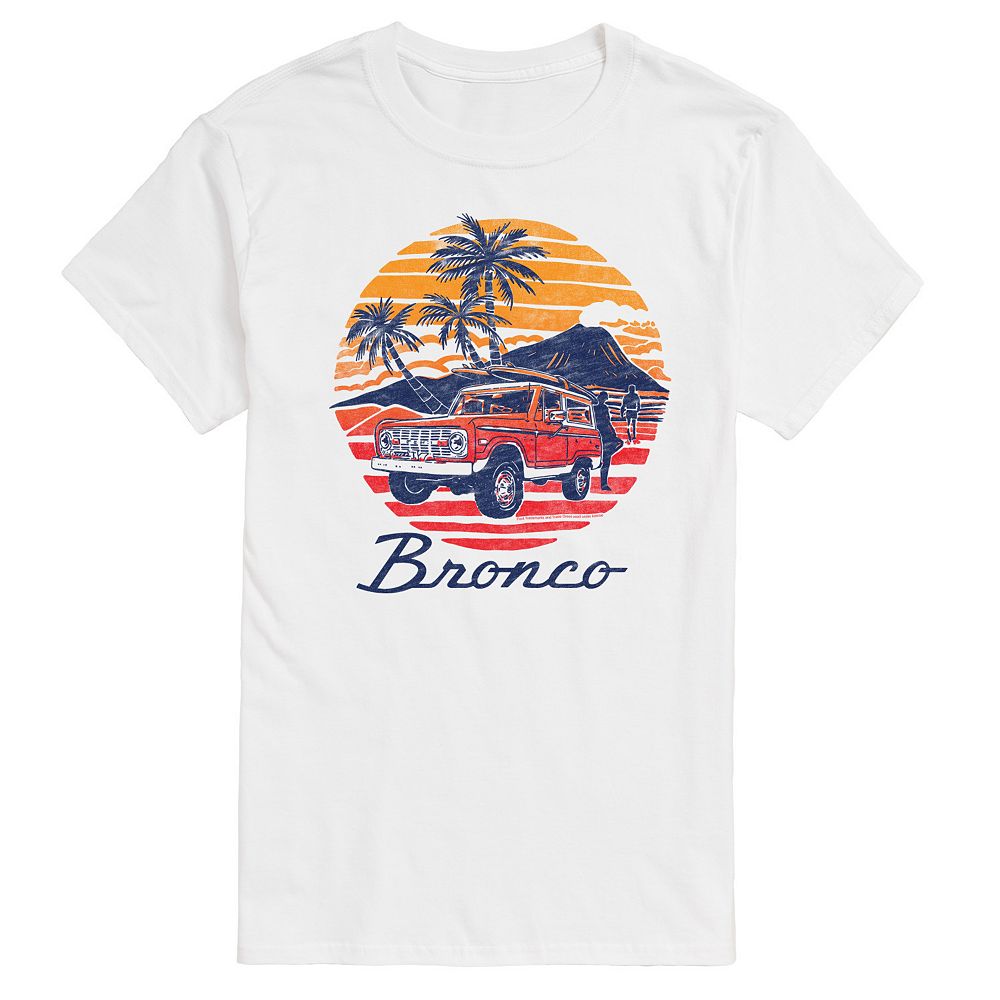 Big & Tall Ford Bronco Sunset Vintage Graphic Tee