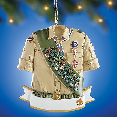 Collections Etc Personalizable Eagle Scout Shirt Christmas Ornament