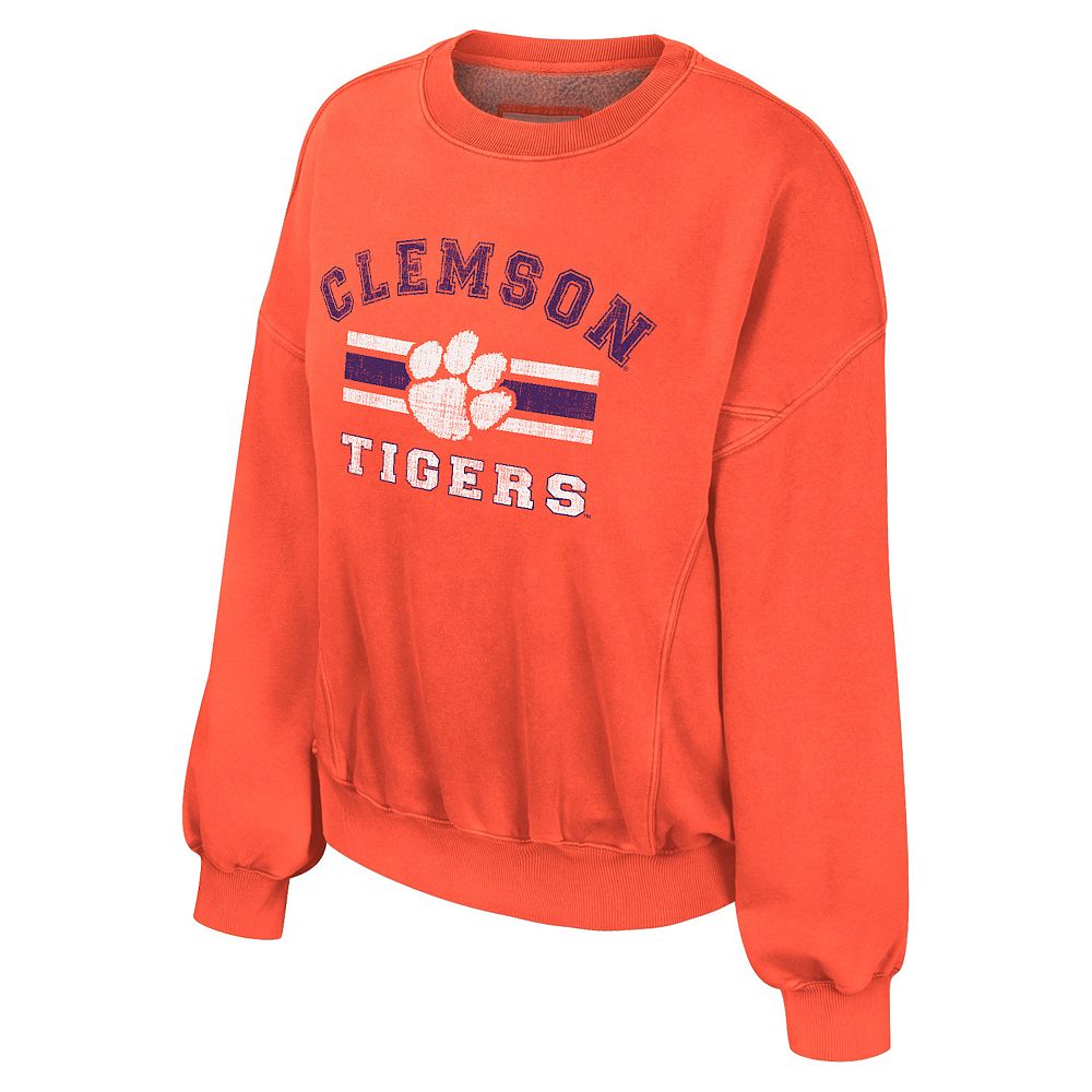 Women's Clemson Tigers Audrey Crew Fleece Sweatshirt