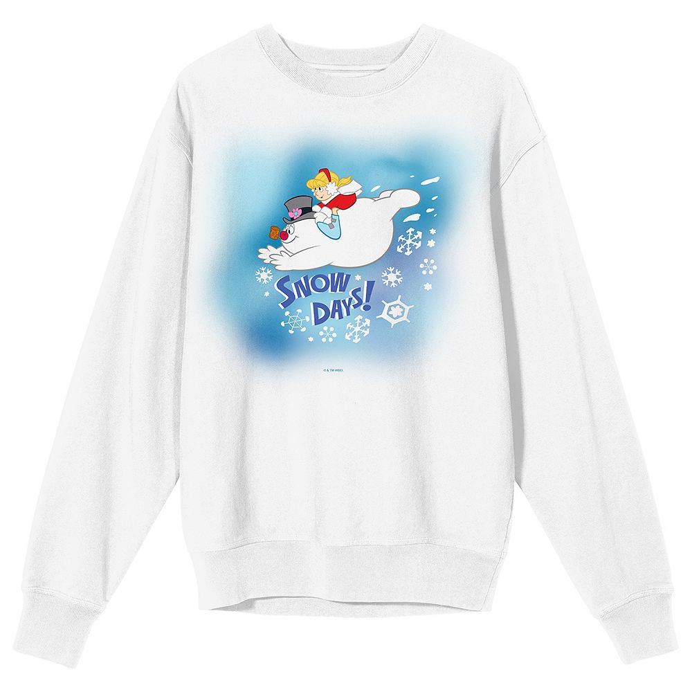 Juniors' Frosty the Snowman Snow Day Sweatshirt