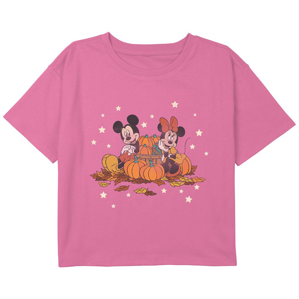 Disney's Mickey Mouse And Minnie Mouse Pumpkin Harvest Girls 7-16 ...
