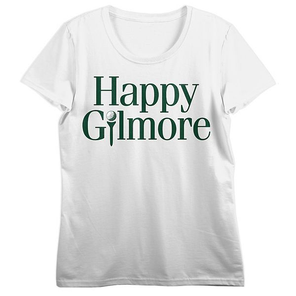 Juniors' Happy Gilmore Logo Graphic Tee