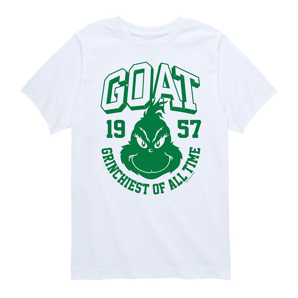 Boys 8-20 Dr. Seuss Goat Grinchiest Of All Time Graphic Tee