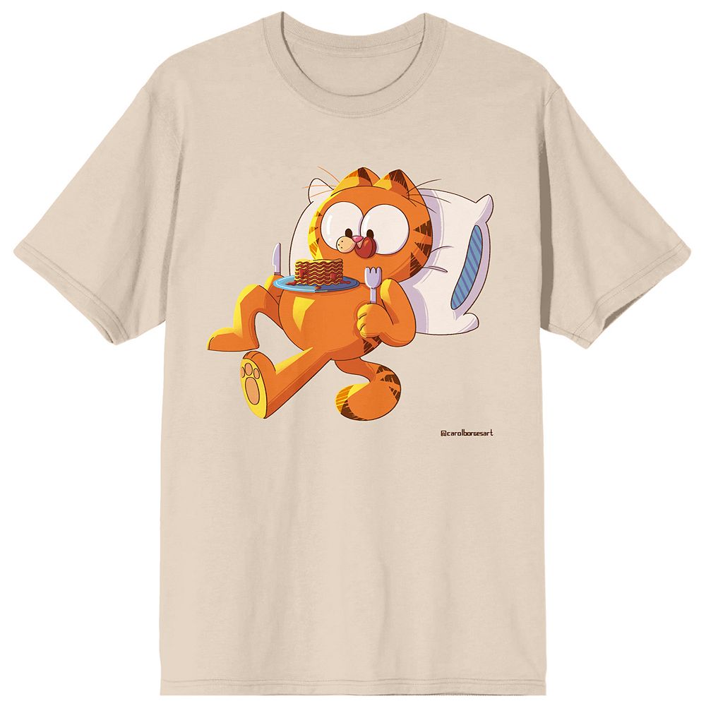 Juniors' Garfield Multitasking Graphic Tee