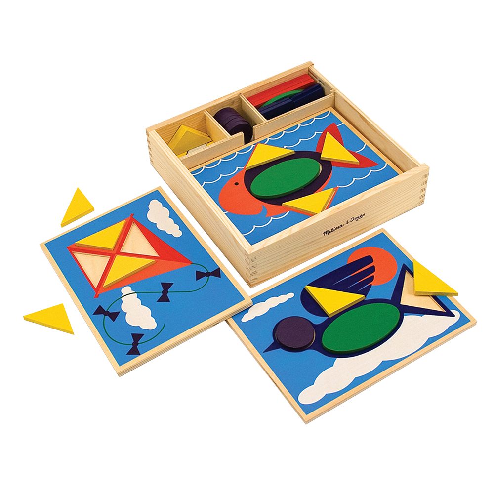 Melissa & Doug Beginner Pattern Block Set