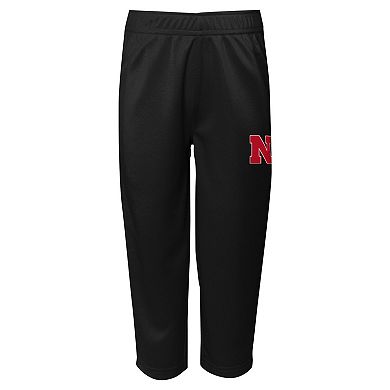 Infant Scarlet Nebraska Huskers Two-Piece Red Zone Jersey & Pants Set