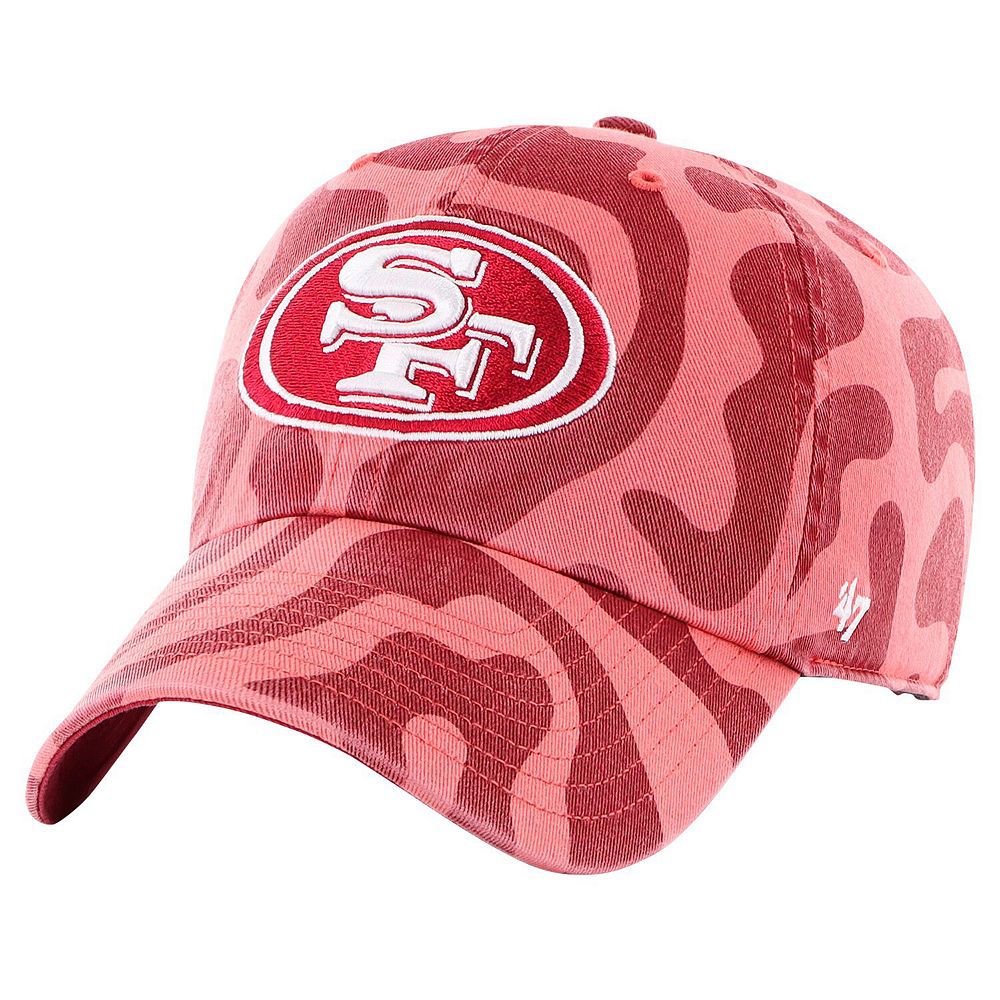 Women's '47 Scarlet San Francisco 49ers Freeform Clean Up Adjustable Hat