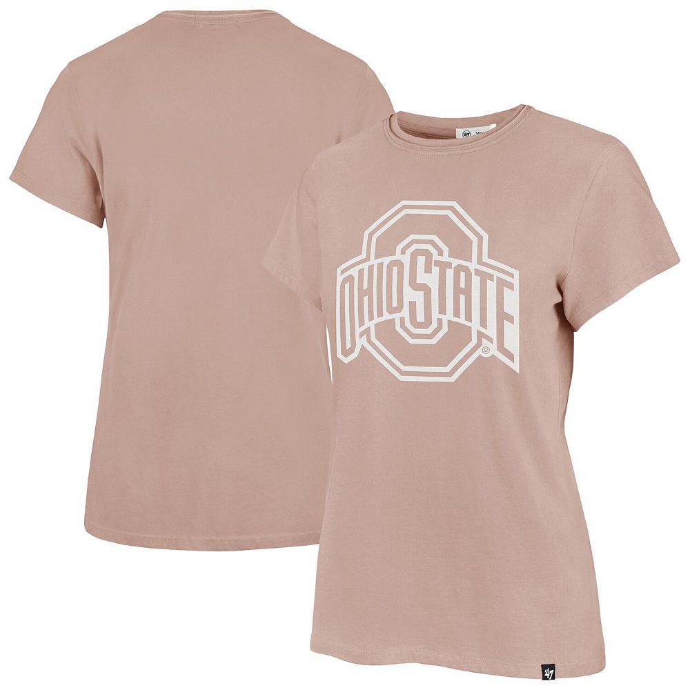 Women's '47 Pink Ohio State Buckeyes Premier Frankie T-Shirt