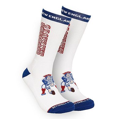 Men's Mitchell & Ness White New England Patriots Throwback Kick Off ...