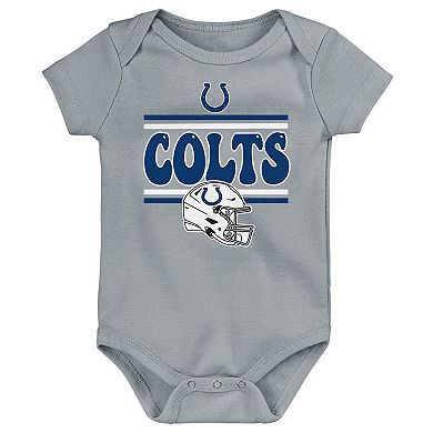 Infant Indianapolis Colts Play Day Three-Pack Bodysuit Set