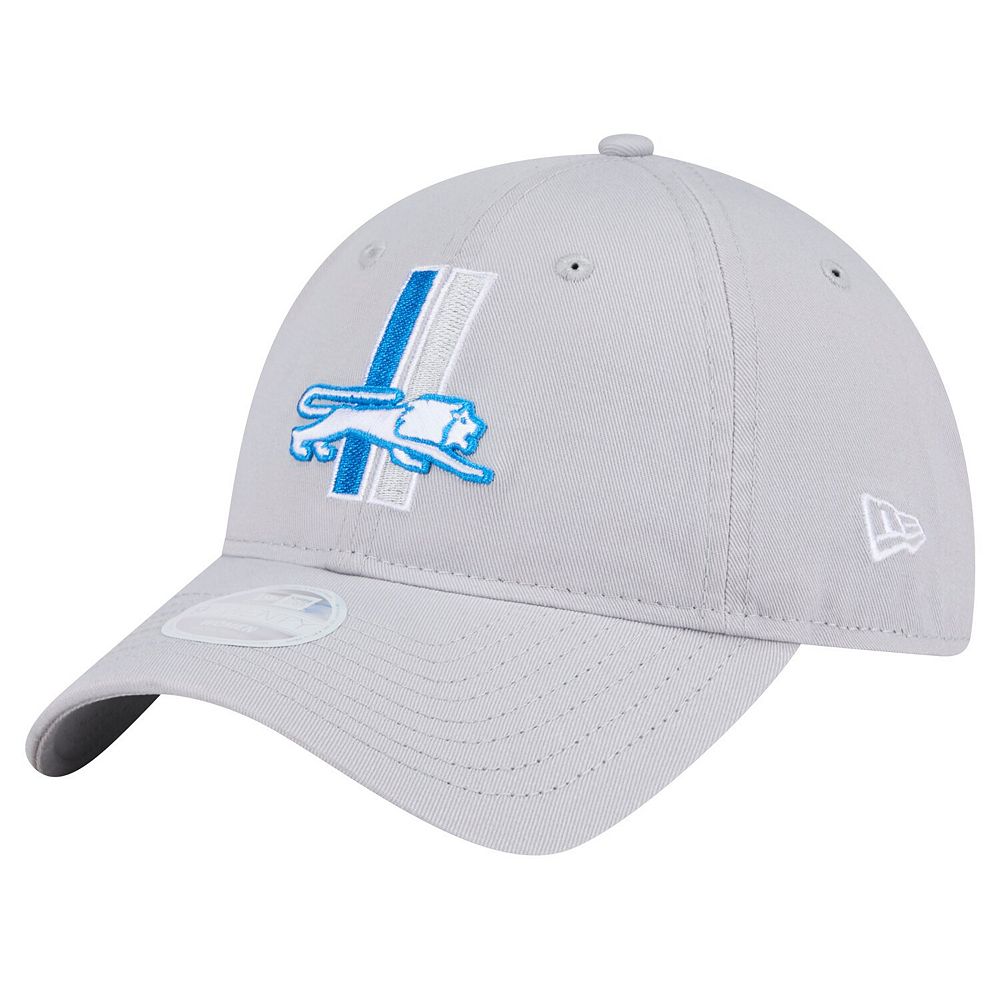Women's New Era Silver Detroit Lions Throwback Main Core Classic 2.0 ...