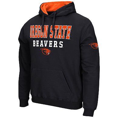 Men's Colosseum Black Oregon State Beavers Sunrise Pullover Hoodie