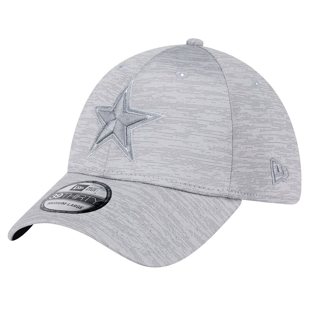 Men's New Era Gray Dallas Cowboys Active Tech 39THIRTY Flex Hat