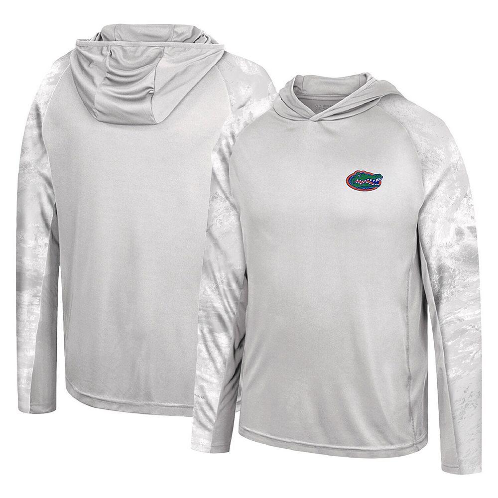 Men's Colosseum Gray/Realtree Camo Florida Gators Gulf Stream Raglan ...