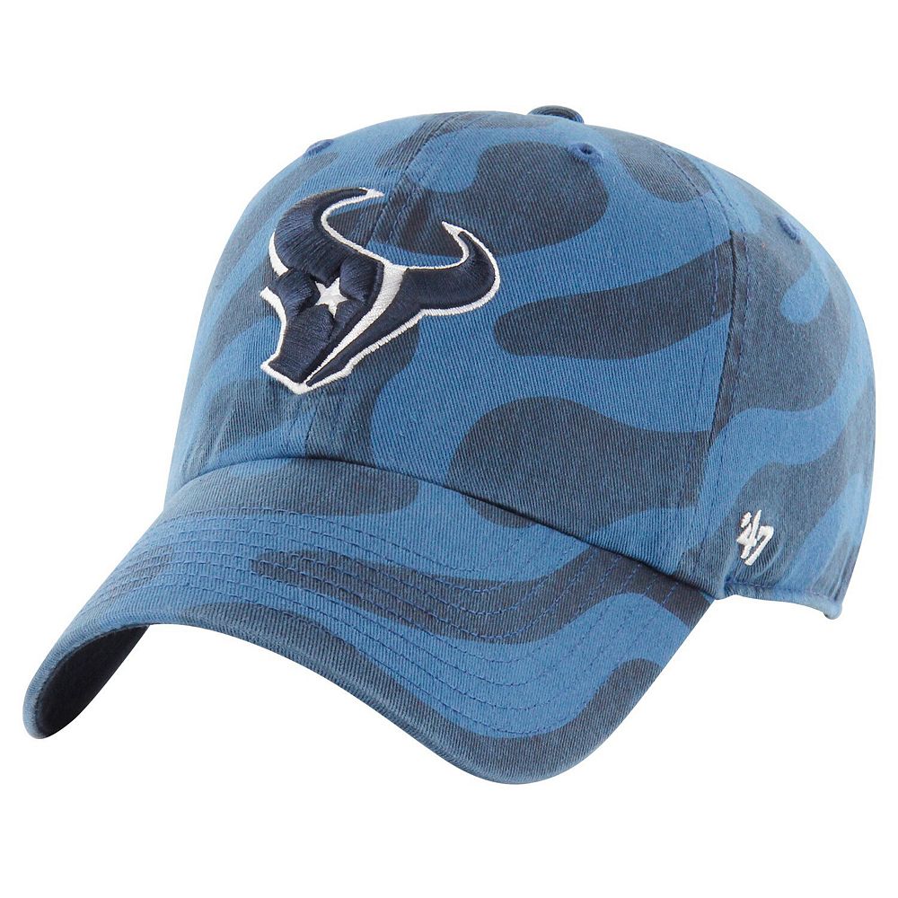 Women's '47 Navy Houston Texans Freeform Clean Up Adjustable Hat
