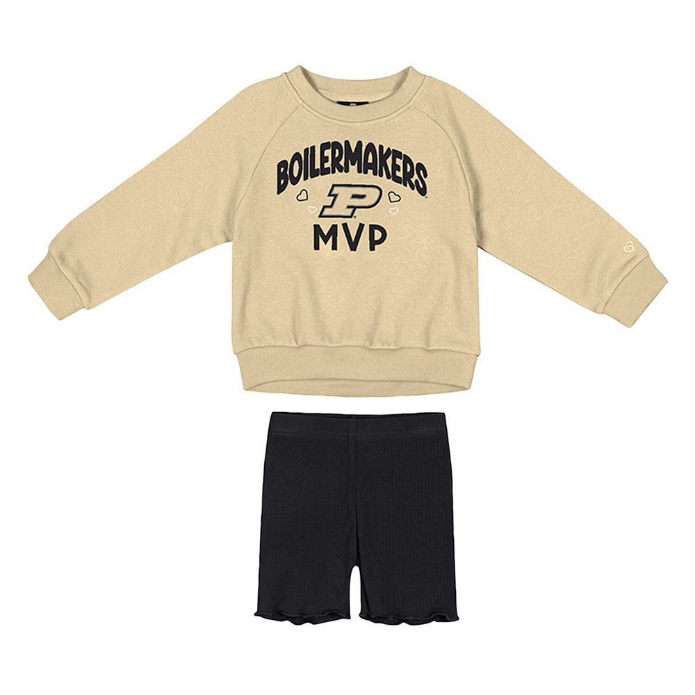 Girls Toddler Colosseum Gold/Black Purdue Boilermakers Beta Fleece ...