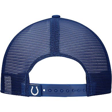 Men's New Era White/Royal Indianapolis Colts Distressed 9FIFTY A-Frame ...